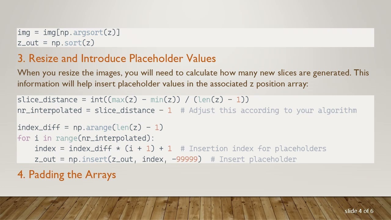 Keeping the Association Between ImagePositionPatient and Processed Image Coordinates in Python