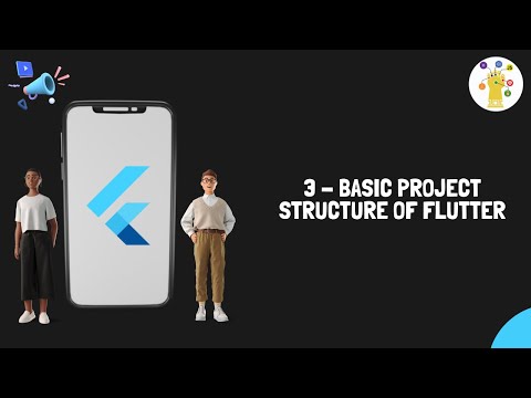Learn Basic Project Structure Of Flutter First Hello World Program | Flutter Tutorial In Hindi 3 ...