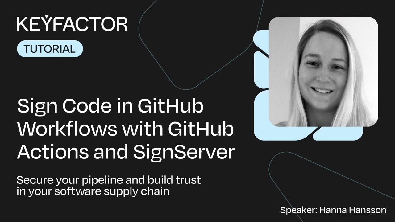 Sign Code in GitHub Workflows with GitHub Actions and SignServer