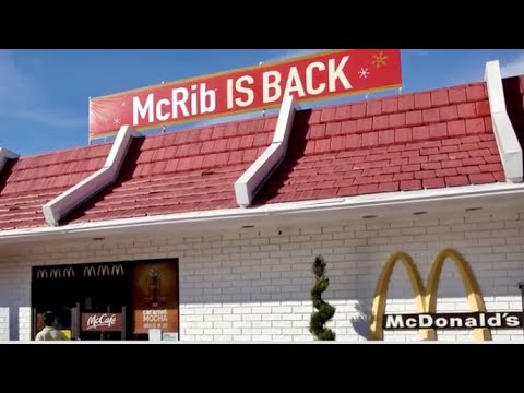The McRib indicator: McDonald's is bringing back the iconic sandwich