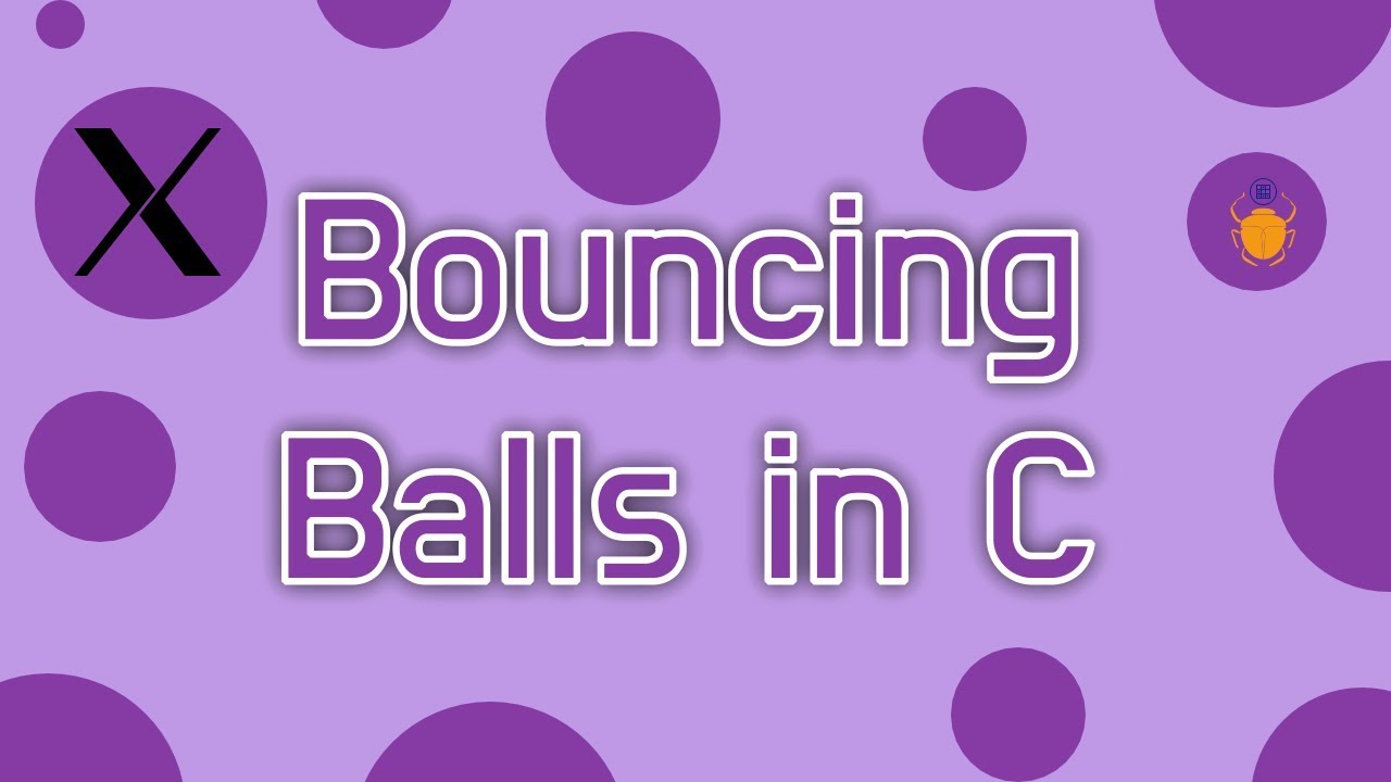 Bouncy Balls in C with Cairo and XLib