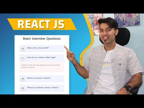 Learn Create Accordion using React JS in Hindi - Mind Luster