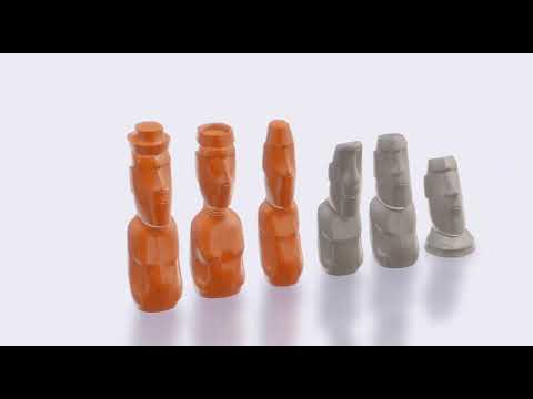 STL file STL 3D printable Moai Chess Set Pieces model・3D printing idea to download・Cults