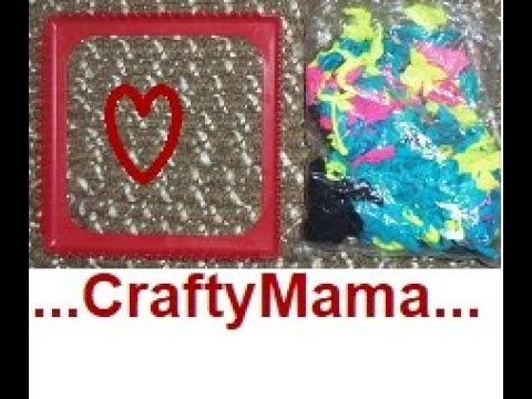 Weaving A Potholder On A Loom
