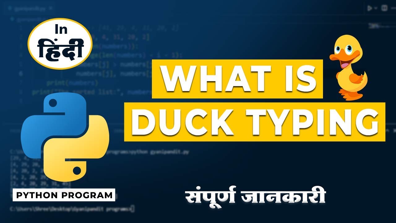 What is Duck typing in Python