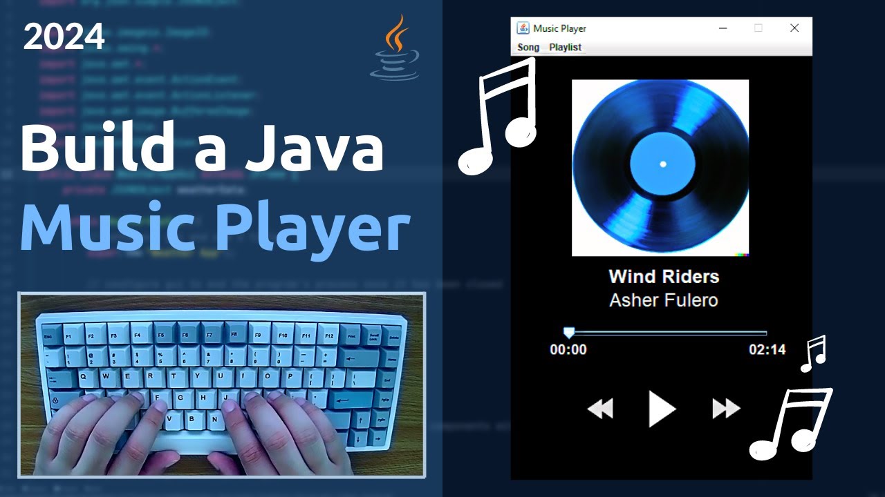 ASMR Programming - MP3 Music Player App - Java Beginner Project Tutorial