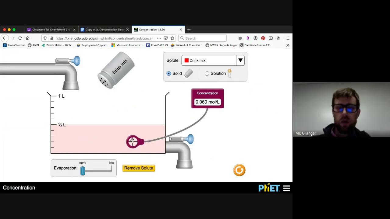 ChemB Phet Simulation Concentration Intro