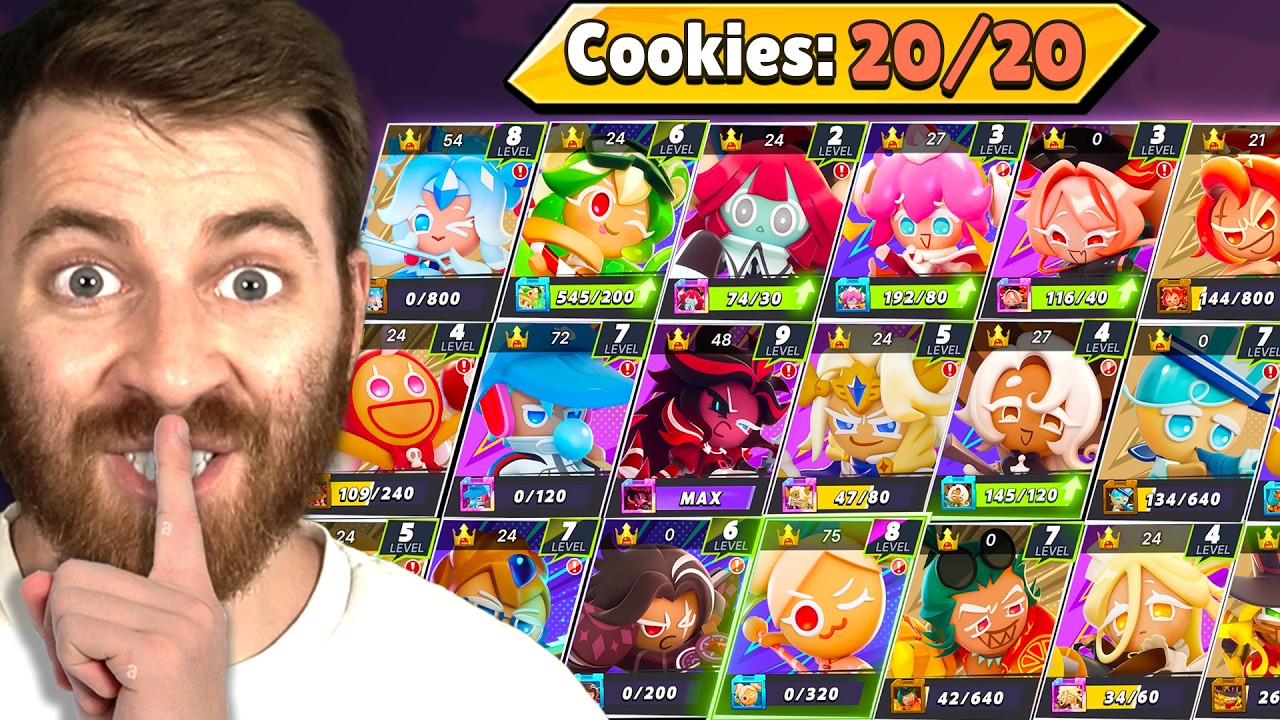 How I Unlocked EVERY Cookie In ONE DAY!! (CookieRun: OvenSmash)
