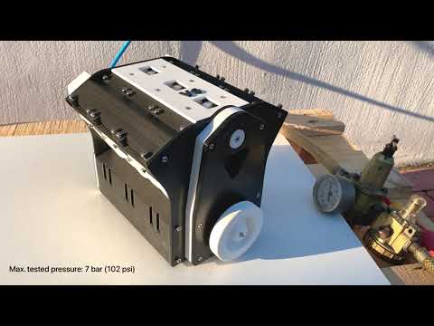 [11] Air Pressure Engine (Pneumatic) - 6 cylinder (V6) - 348 ccm by ...