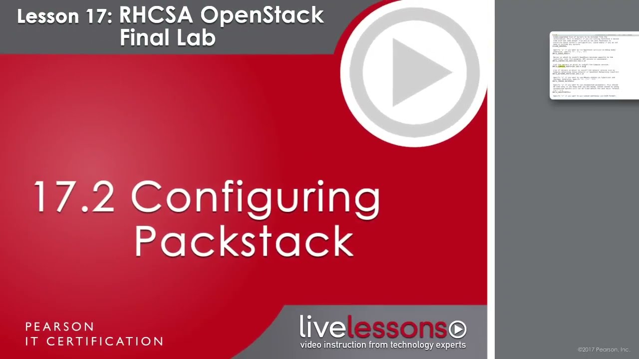 144  Configuring Packstack