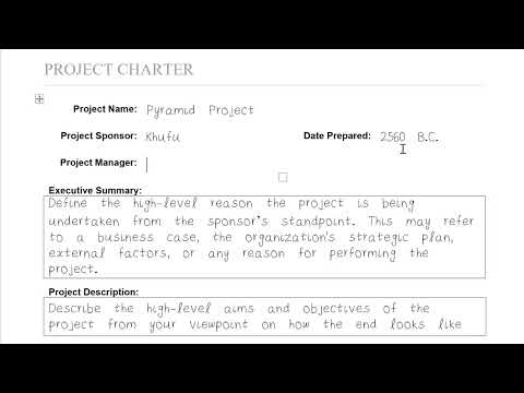 Project Charter Template: Breakdown Key Sections & Fill It Out! (Pyramid Project Example)