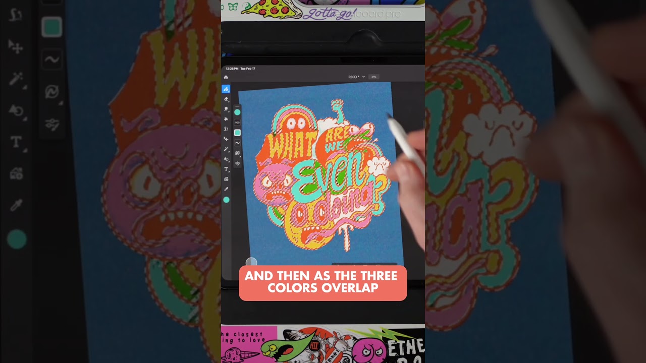 Using Risograph Brushes For Line Art