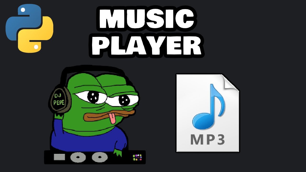 Build a music player with Python! 🎶