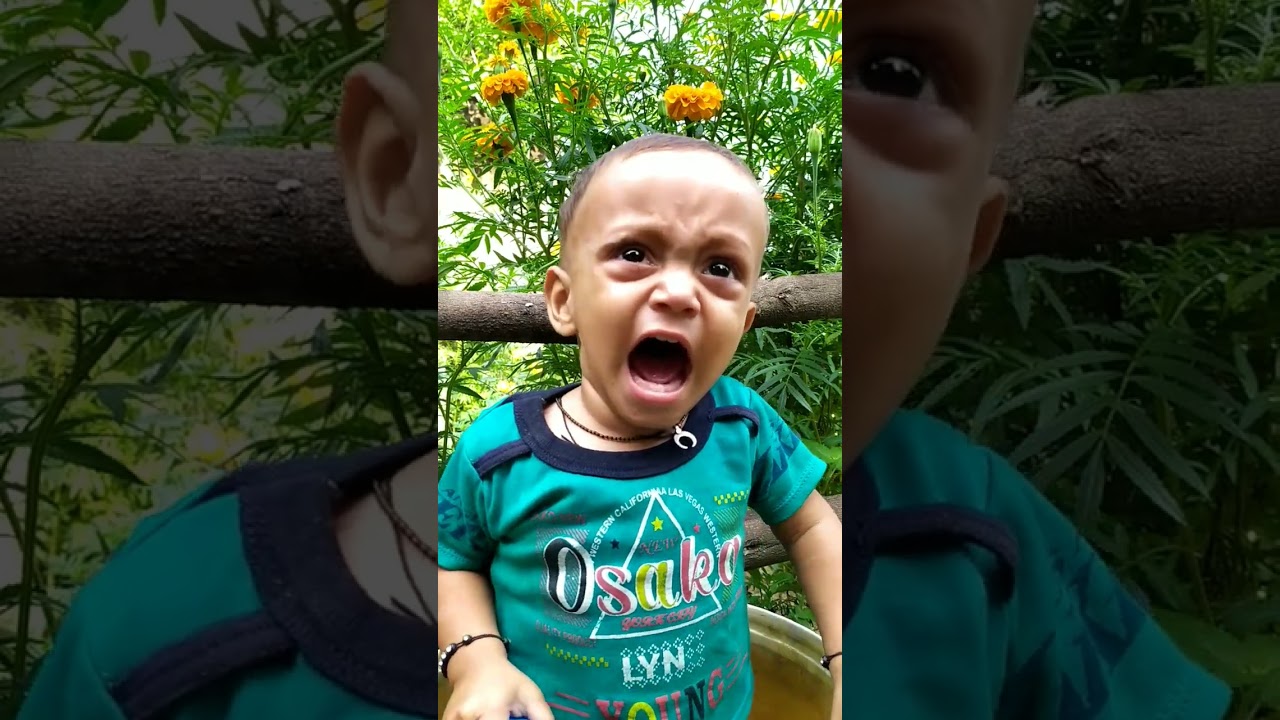 cute baby crying 😅😂😂#crying