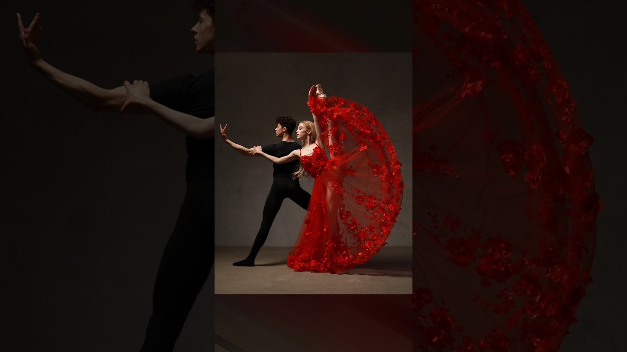 🇺🇦 Model poses for photoshoot📸 Ballet. Models Anna and Artem