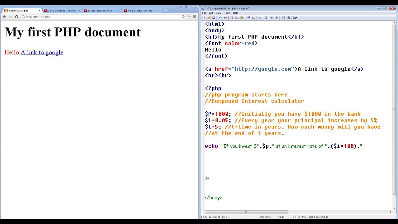 PHP lesson 6 - While loop