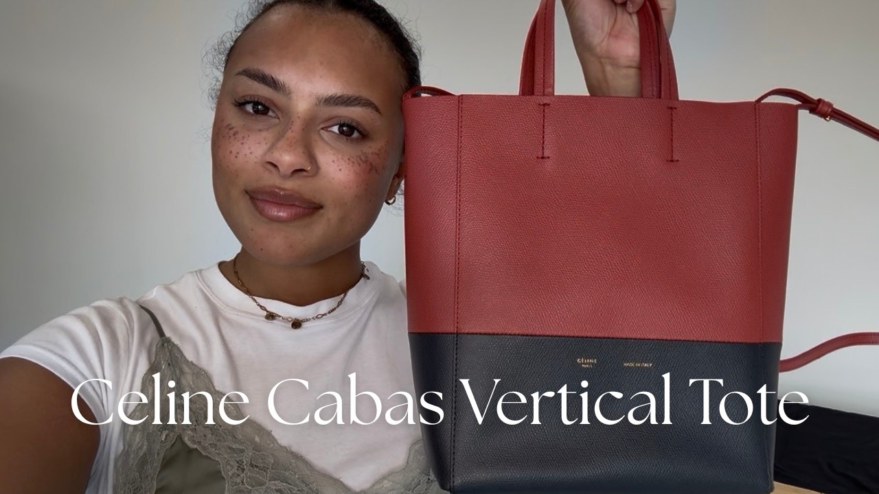 Celine Cabas Vertical Tote Review