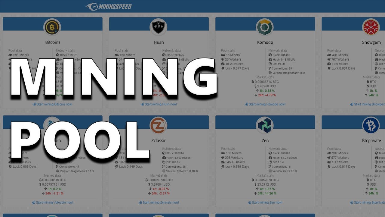 MiningSpeed  - A Fantastic Equihash Mining Pool