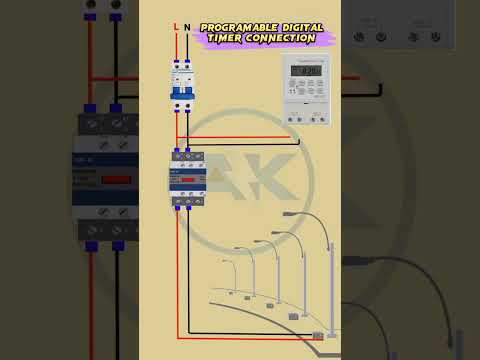 programable digital timer switch connection |digital timer
