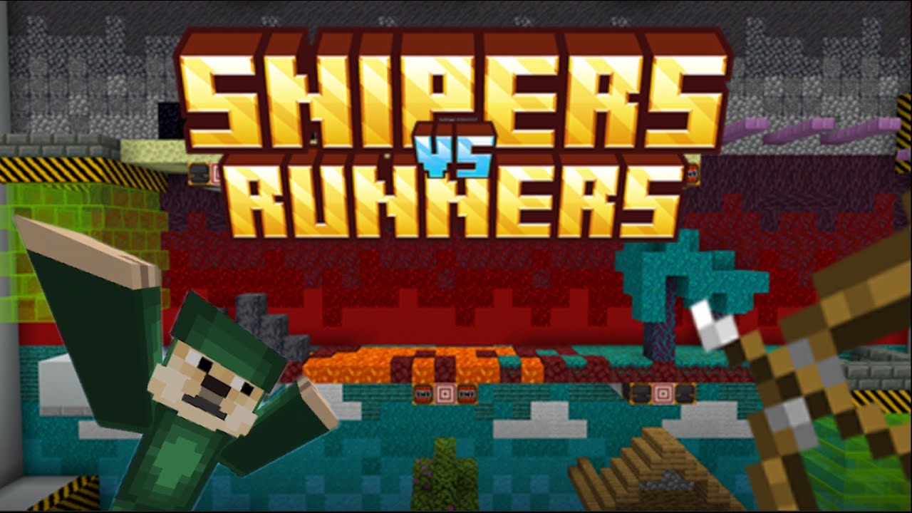Minecraft Bedrock| Snipers VS Runners!