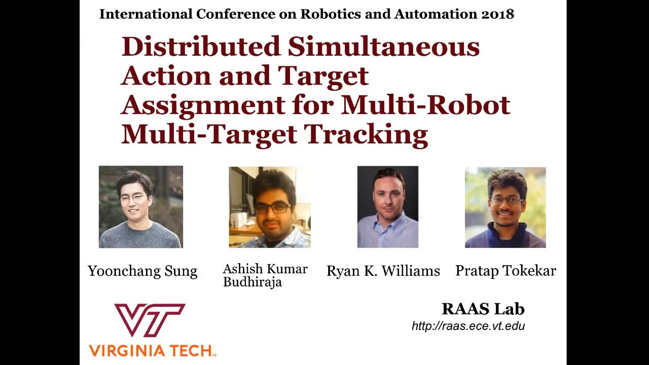 ICRA 2018 Spotlight: Distributed Simultaneous Action and Target Assignment