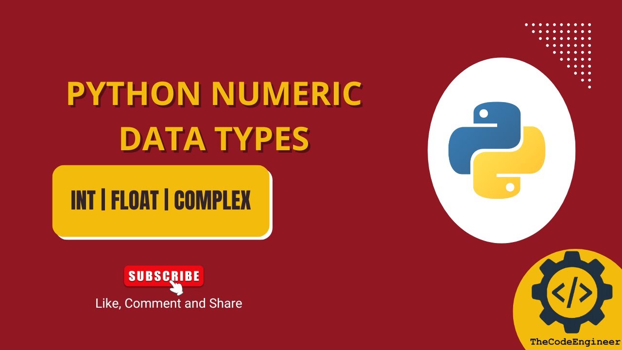 Numeric Data Types in Python | int, float, complex Explained