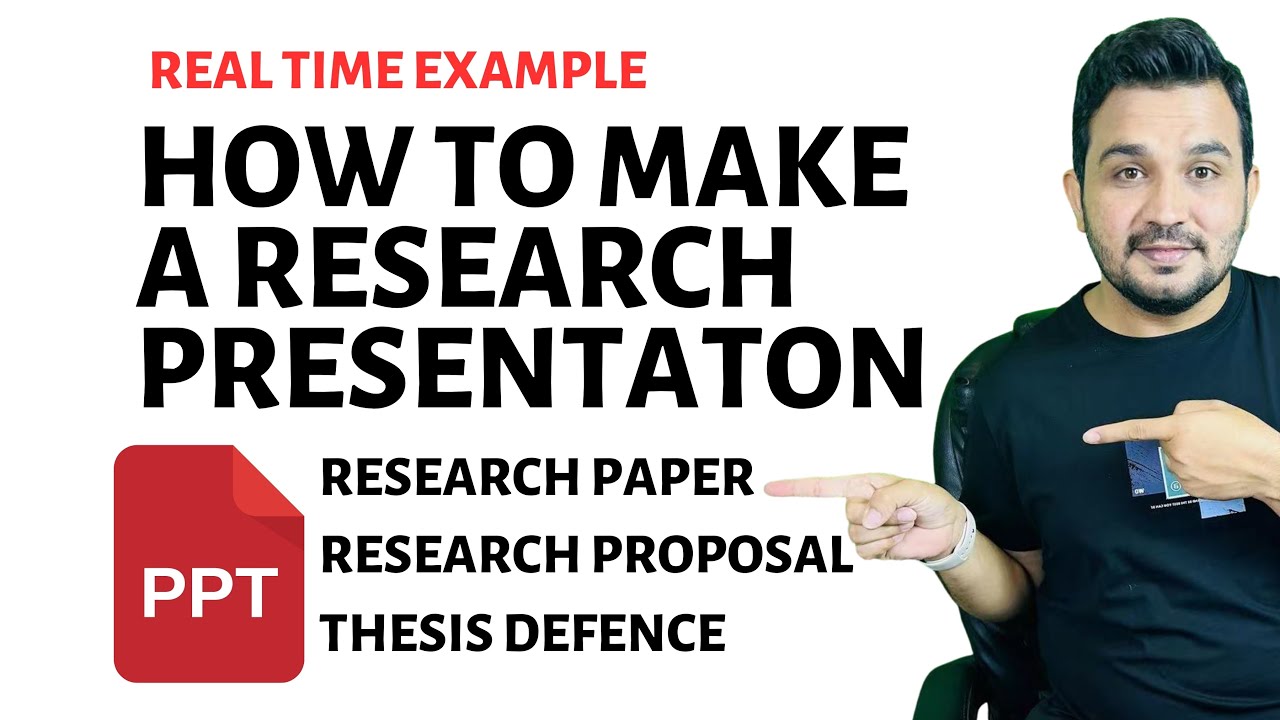 How to make a Powerpoint presentation of a research paper ?