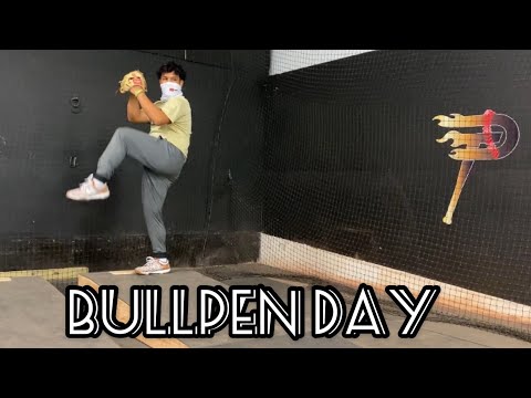 Day in a Life of a College Pitcher Winter Bullpen 2021 (Northeast Baseball)