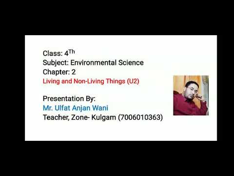 Living and non living things (urdu version).