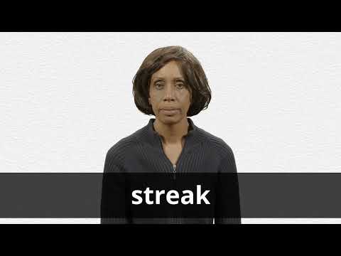STREAK definition in American English | Collins English Dictionary