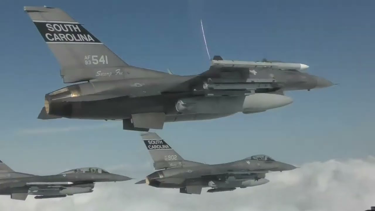 South Carolina Air National Guard F-16 Fighter Jets