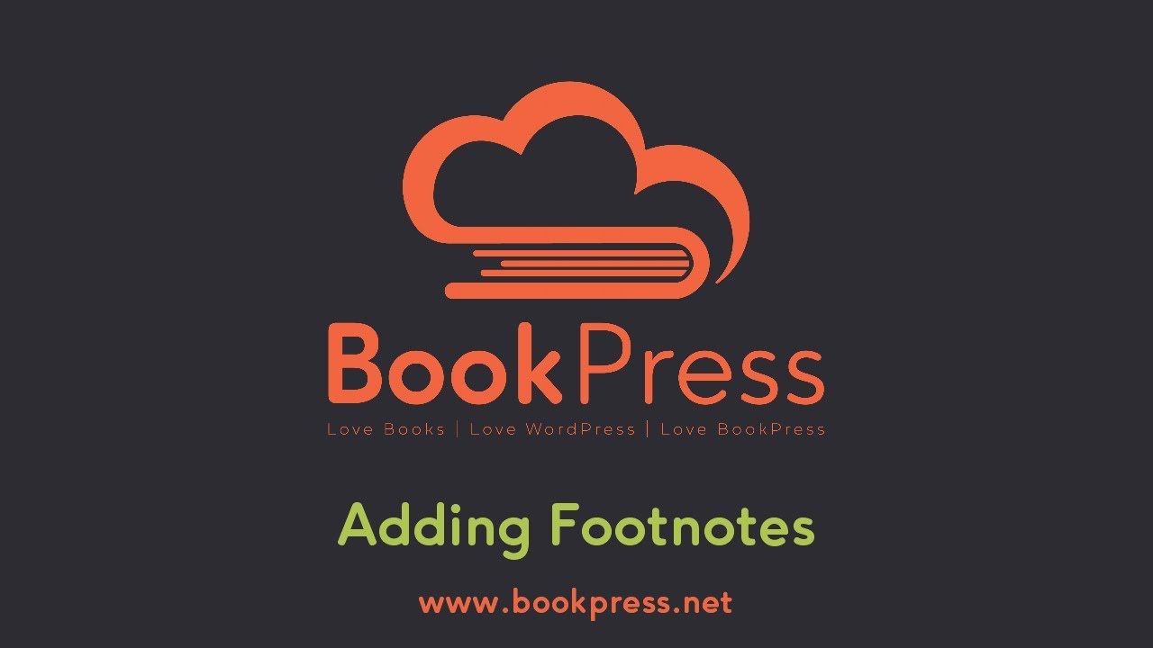 BookPress 06 - Adding Footnotes