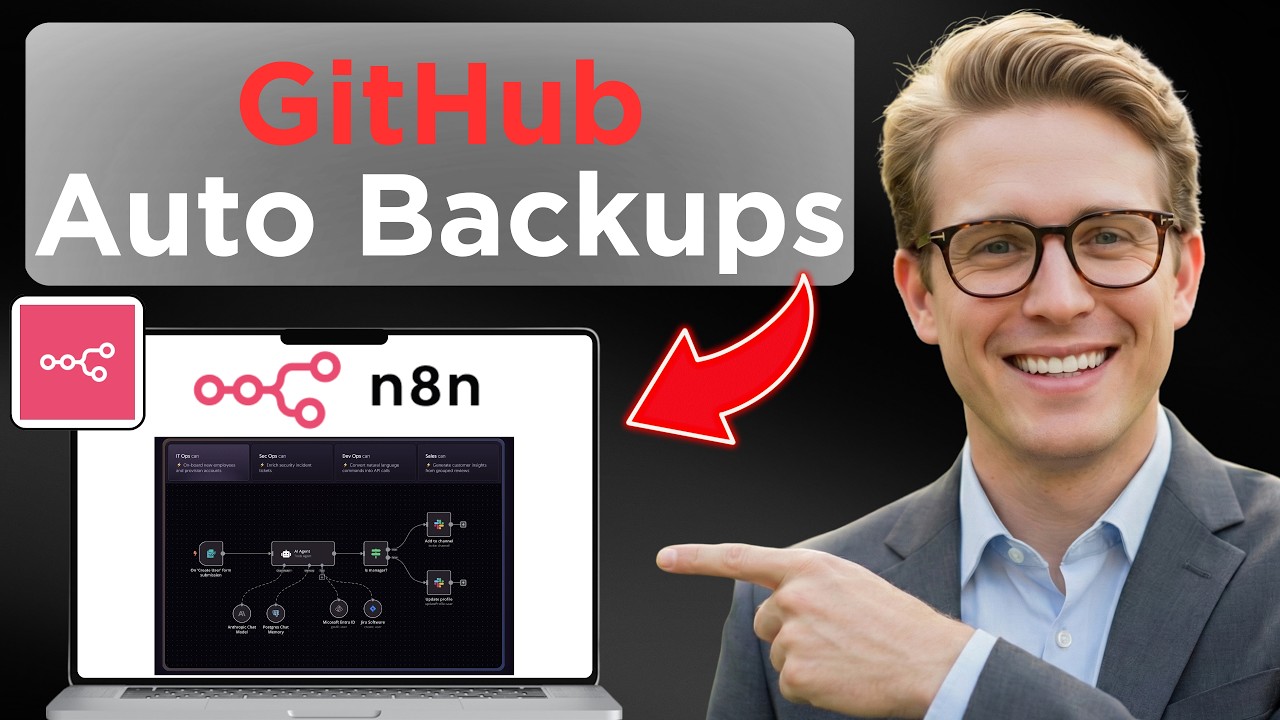 How To Connect GitHub To n8n For Automatic Workflow Backups (Updated 2026)