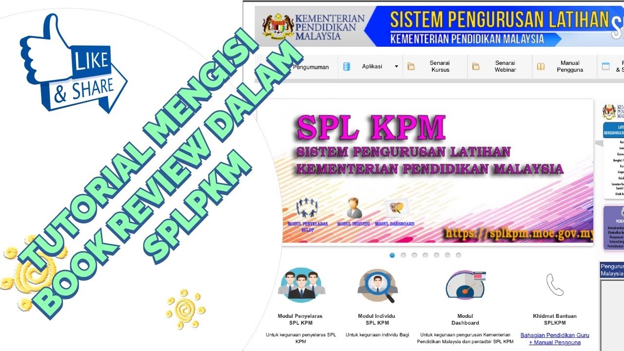 Tutorial Cara Mengisi Book Review | Pembacaan Buku dalam SPLKPM