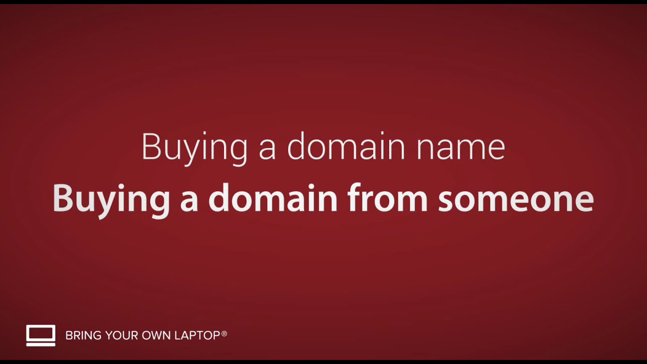 How to buy a domain name from someone - Buying a domain name [8/9]