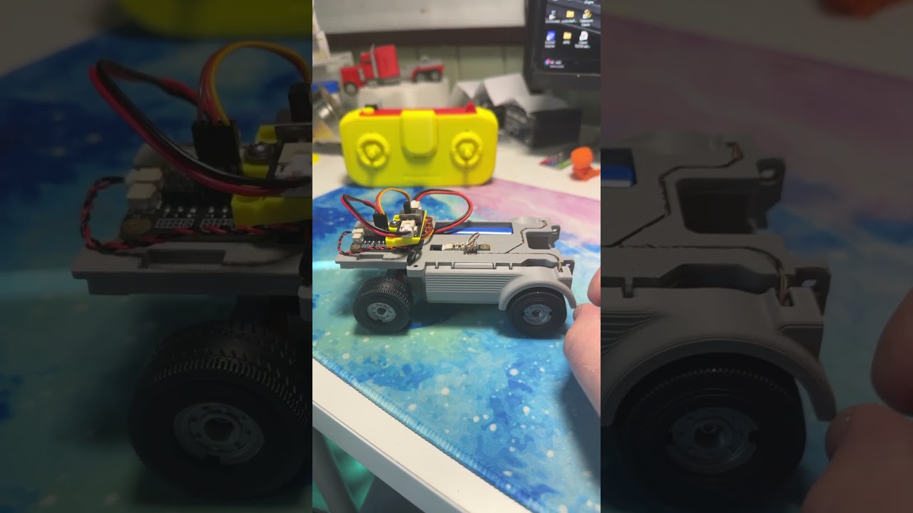 I have been printing the official cyberbrick truck #3dprinted #bambulabs 😀