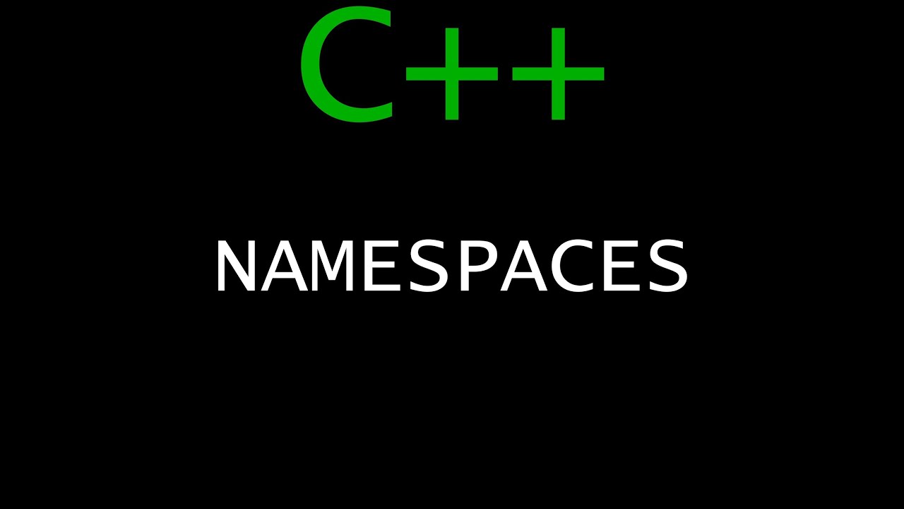 C++ Programming Tutorial 36 - Namespaces