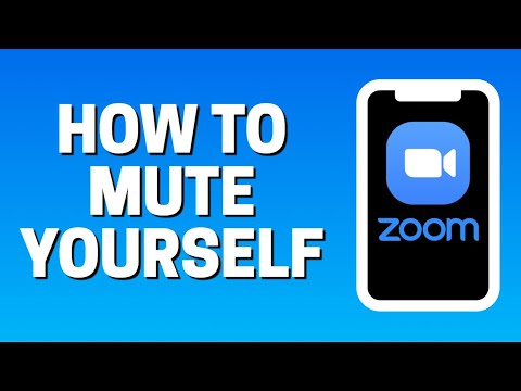 How To Mute Yourself In Zoom App