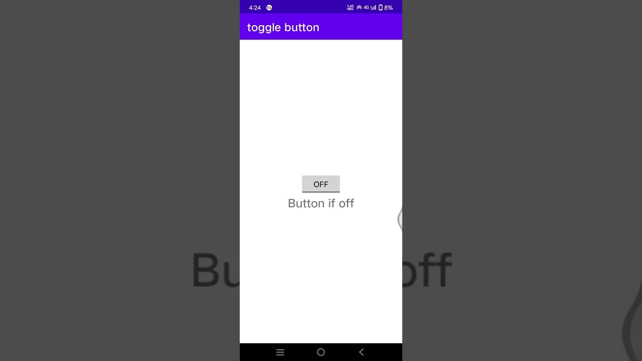 Toggle buttons in android 💓💖🔥#androidstudio #viral