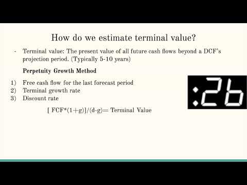 Estimating Terminal Value