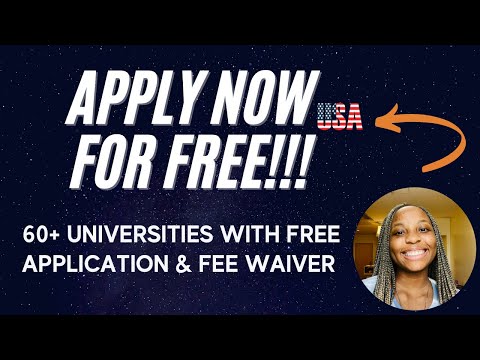 Apply to these colleges for free | Free Application for International Students in USA