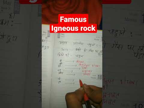 Famous Igneous rock|GK TRICKS|GENERAL KNOWLEDGE #shorts @ARMAAN SINHA