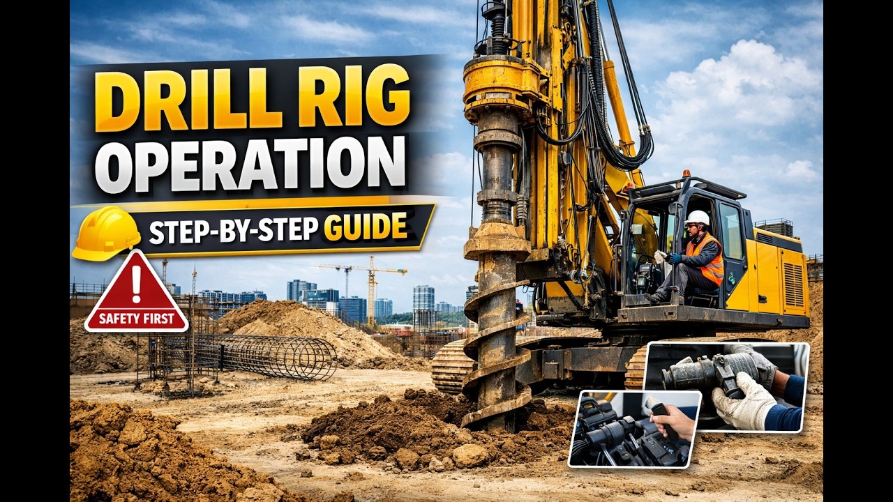 Drill Rig Operation Training | Step-by-Step Construction Site Guide