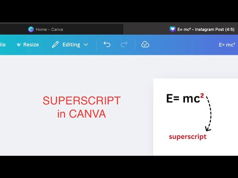 💥 How to Create a Superscript in Canva | Full Guide