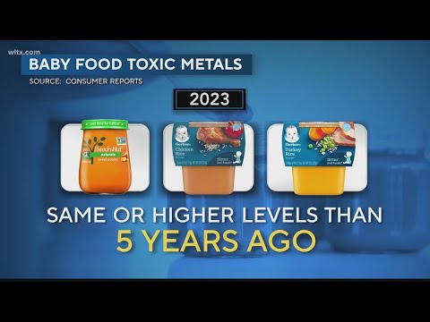 Report: Heavy metals still found in many popular baby foods