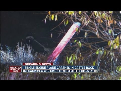Small plane crashes in Castle Rock