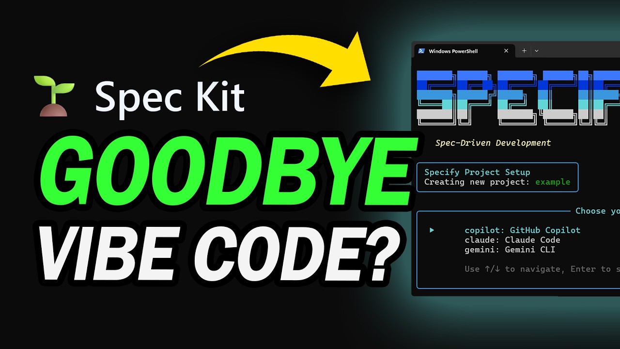 GitHub’s Spec-Kit Will CHANGE How You Code Forever (Full Tutorial)