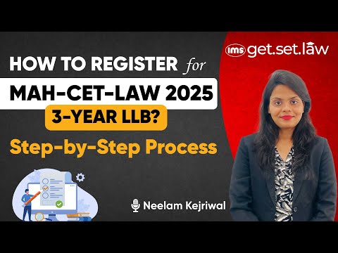 MH CET Law 3 years registration 2025 | How to fill MAH-CET Law 3-Year LLB Form? | Neelam Kejriwal