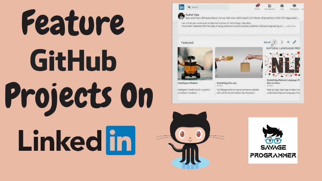 Grab Opportunities by featuring your Projects 💥😎 | Feature your Github Projects on Linkedin 🎓