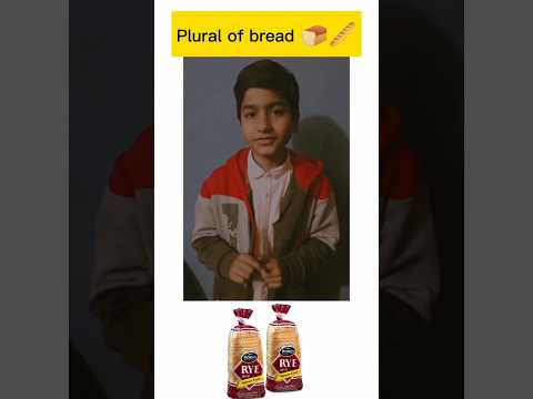 What is the plural of bread 🍞 ? #shorts #youtubeshorts #english
